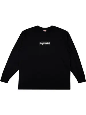 Supreme Box Logo Long-sleeve T-shirt - Black
