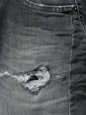 DIESEL® Cropped Distressed Boyfriend Jeans