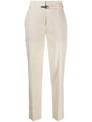 Brunello Cucinelli Cropped High-waisted Trousers