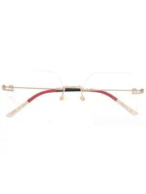 Gucci Rimless Square-frame Glasses