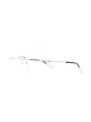 Gucci Rimless Square-frame Glasses