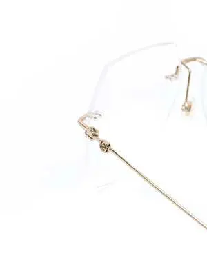 Gucci Rimless Square-frame Glasses