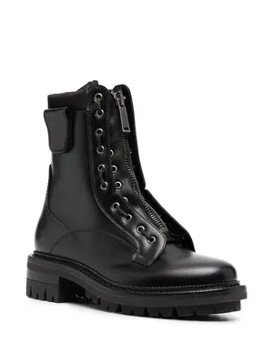Dsquared2 Leather Zip-up Boots