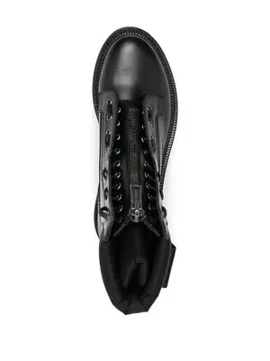 Dsquared2 Leather Zip-up Boots
