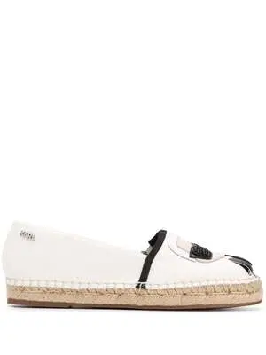 Karl Lagerfeld Appliqué Espadrilles