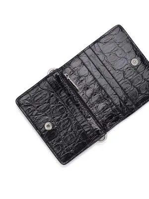 Dolce & Gabbana Logo-stamp Embossed Leather Wallet