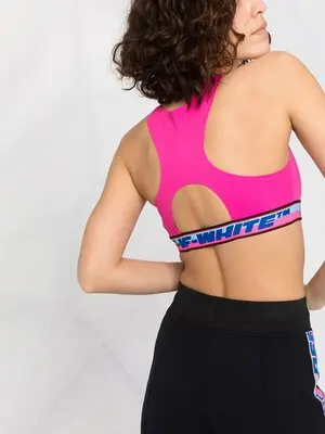 Off-White Logo-intarsia Sports Bra