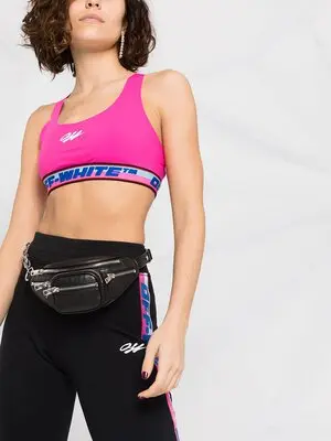 Off-White Logo-intarsia Sports Bra