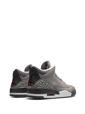 JORDAN Air 3 Retro Sneakers - Grey