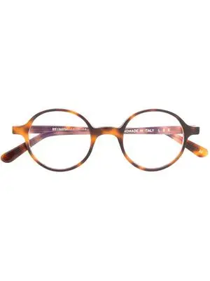 L.g.r Round Frame Glasses - Brown
