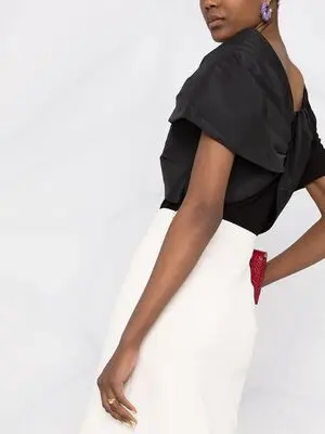 Alexander McQueen Draped Pencil Skirt