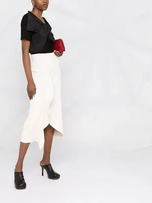 Alexander McQueen Draped Pencil Skirt