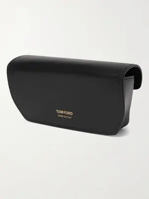 TOM FORD Textured-leather Sunglasses Case