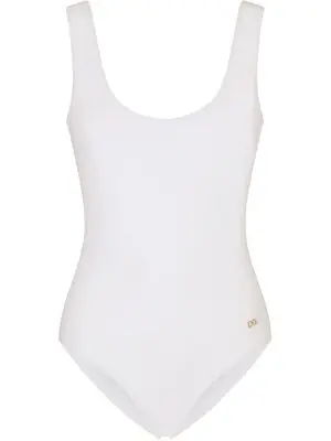 Dolce & Gabbana Dolce & Gabbana Logo Swimsuit White