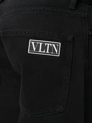 Valentino Garavani Logo-patch Stretchy Jeans