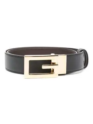 Gucci Square G Buckle Belt - Black | Editorialist display picture 3