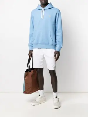 Polo Ralph Lauren Relaxed-fit Hoodie With Embroidered Logo - Blue