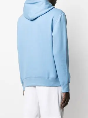 Polo Ralph Lauren Relaxed-fit Hoodie With Embroidered Logo - Blue