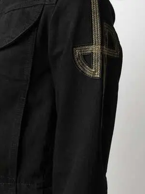 PATOU Cropped Organic Denim Jacket