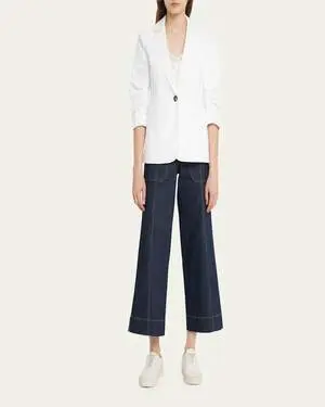 Cinq À Sept Khloe Denim Blazer