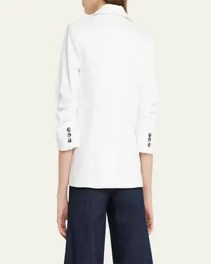 Cinq À Sept Khloe Denim Blazer