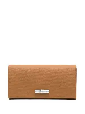 Longchamp Roseau Long Continental Wallet Brown