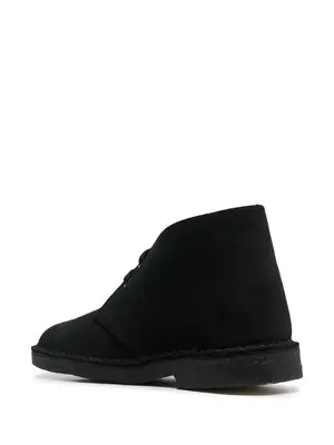 Clarks Suede Desert Boots - Black