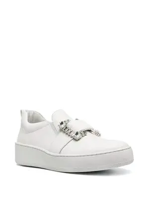 SERGIO ROSSI Buckle-detail Sneakers