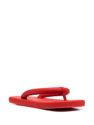 Camper Hastalavista Leather Flip Flops - Red