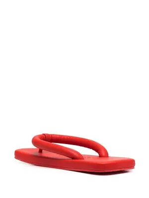 Camper Hastalavista Leather Flip Flops - Red