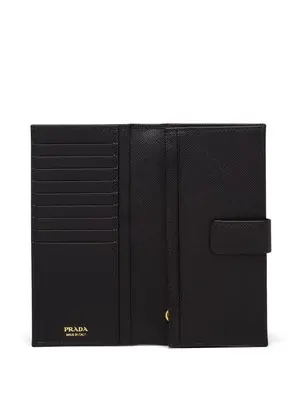 Prada Large Logo Plaque Wallet