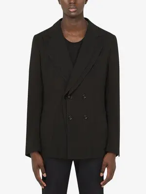 Dolce & Gabbana Double-lapel Wool Jacket - Black
