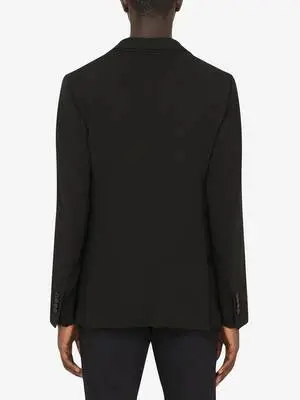 Dolce & Gabbana Double-lapel Wool Jacket - Black