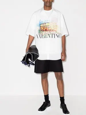 Valentino Garavani Roman Sketches Print Shirt