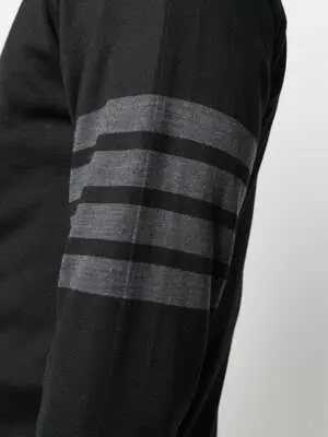 Thom Browne Merino Wool 4-bar Crewneck Pullover