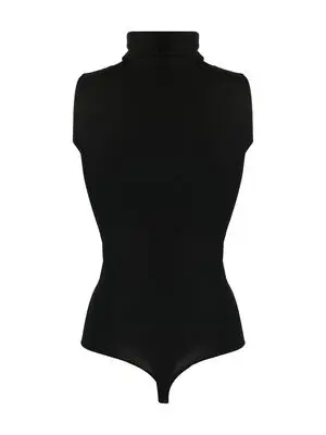 Wolford Roll-neck Sleeveless Bodysuit - Black