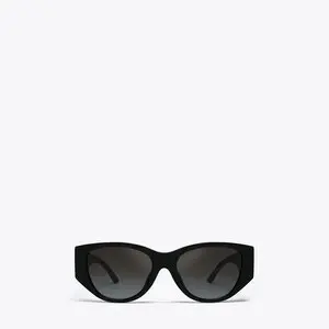 Tory Burch Kira Cat-Eye Sunglasses Black