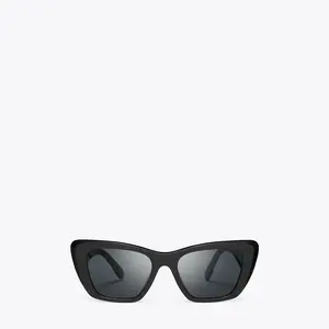 Tory Burch Kira Cat-eye Sunglasses - Black/dark Grey
