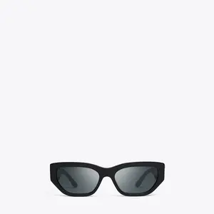 Tory Burch Kira Cat-eye Sunglasses - Black/dark Grey