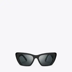 Tory Burch Kira Cat-eye Sunglasses - Black/dark Grey