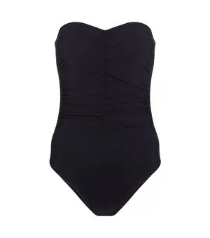 KARLA COLLETTO Basics Ruched Swimsuit - Black