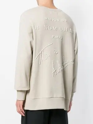 IH NOM UH NIT Embroidered Wolf Sweatshirt