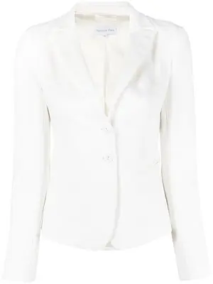 Patrizia Pepe Single-breasted Blazer - White