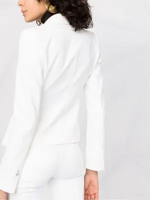Patrizia Pepe Single-breasted Blazer - White
