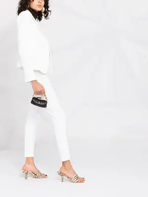 Patrizia Pepe Single-breasted Blazer - White