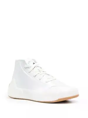 adidas gazelle silver green womens Adidas X Stella McCartney Women's Treino Mid-Cut Cloud White High Top  Sneakers