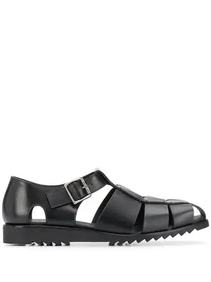 Paraboot Pacific Buckle Sandals - Black