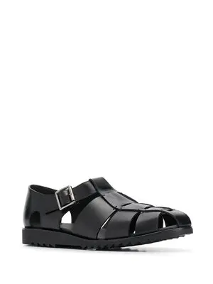 Paraboot Pacific Buckle Sandals - Black
