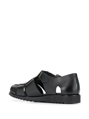 Paraboot Pacific Buckle Sandals - Black