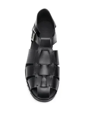 Paraboot Pacific Buckle Sandals - Black
